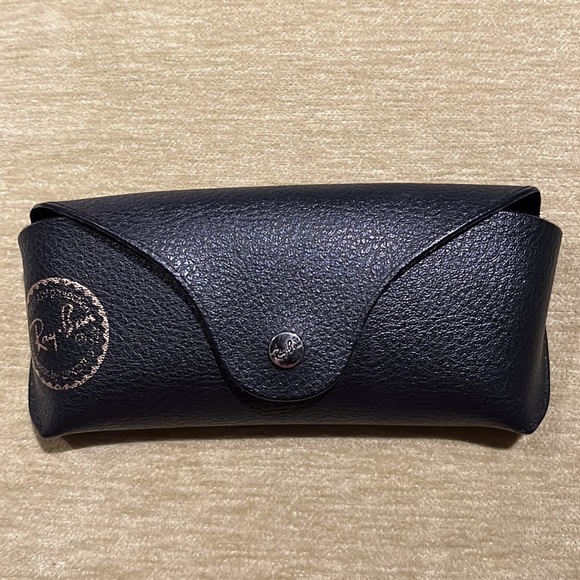 Ray-Ban | Accessories | Rayban Glasses Case Black With Pebble Finish ...